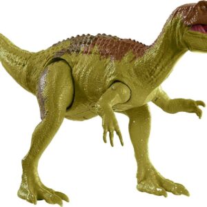 Mattel Jurassic World Camp Cretaceous Roar Attack Baryonyx Limbo Dinosaur Action Figure Toy with Strike Feature and Sounds