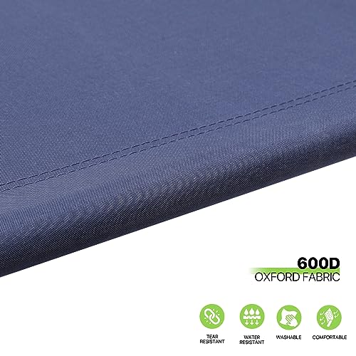 Magshion Ultralight Folding Tent Camping Cot Bed with Pillow Portable Design Comfort Small Collapsing Sleeping Bed Outdoor Traveling Picnic for Adults, Navy