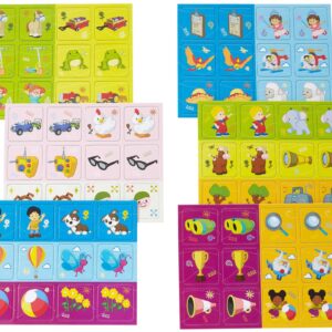 Mattel Games Fisher-Price Make-A-Match Card Game with Little People Theme, 56 Cards for 2 to 4 Players, Gift for Kids Ages 3 Years & Older