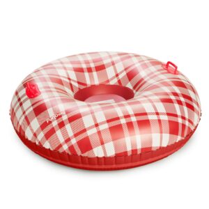 funboy inflatable tube, retro, plaid single