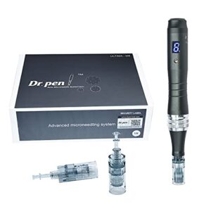 Dr.Pen Ultima M8 Microneedling Pen Professional, Wireless Micro Needling Derma Auto Pen Kit for Face and Body, Gifts for Men Women, w/5pcs 16 Pin Cartridges 0.25mm