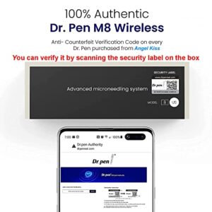 Dr.Pen Ultima M8 Microneedling Pen Professional, Wireless Micro Needling Derma Auto Pen Kit for Face and Body, Gifts for Men Women, w/5pcs 16 Pin Cartridges 0.25mm