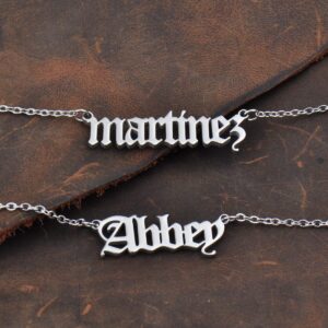 HUAN XUN Personalized Name Jewelry Custom Necklace for Girls Torin