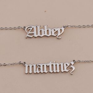 HUAN XUN Personalized Name Jewelry Custom Necklace for Girls Torin