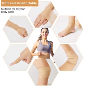 Self Adhesive Bandage Tape (3 Inches X 5 Yards), 8 Pack Elastic Cohesive Bandage Medical Wrap for First Aid, Sports, Wrist & Ankle