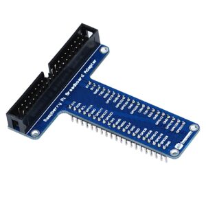 sb components Raspberry Pi Breadboard Adapter Development Raspberry Pi Expansion Board, GPIO Breakout Adapter Plate Breakout Mini for Raspberry Pi 4B/3B+/3B/2B/B+/A+/Zero and Zero W