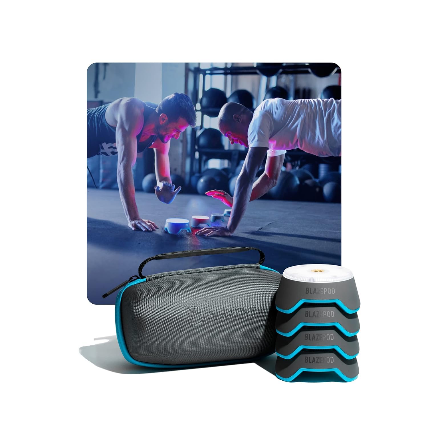 BlazePod Reaction Training Platform Improves Reaction Time And Agility For Athletes, Trainers, Coaches, Physical & Neurological Therapists, Fitness Trainers, Physical Educators (4 Pods)