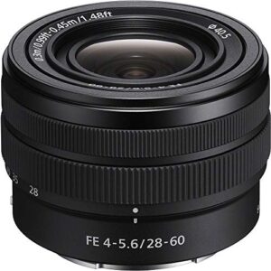 sony fe 28-60mm f4-5.6 full-frame compact zoom lens (sel2860)