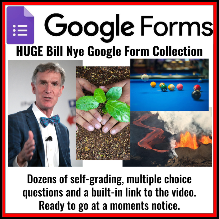 Huge Bill Nye Google Form Collection