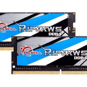 G.SKILL Ripjaws DDR4 SO-DIMM Series DDR4 RAM 64GB (2x32GB) 2666MT/s CL18-18-18-43 1.20V Unbuffered Non-ECC Notebook/Laptop Memory SODIMM (F4-2666C18D-64GRS)