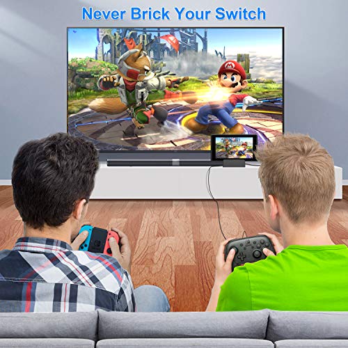 Switch tv Dock for Nintendo, 4K HDMI Switch TV Adapter with USB 3.0 Port, Replacement for Official Nintendo Switch Dock