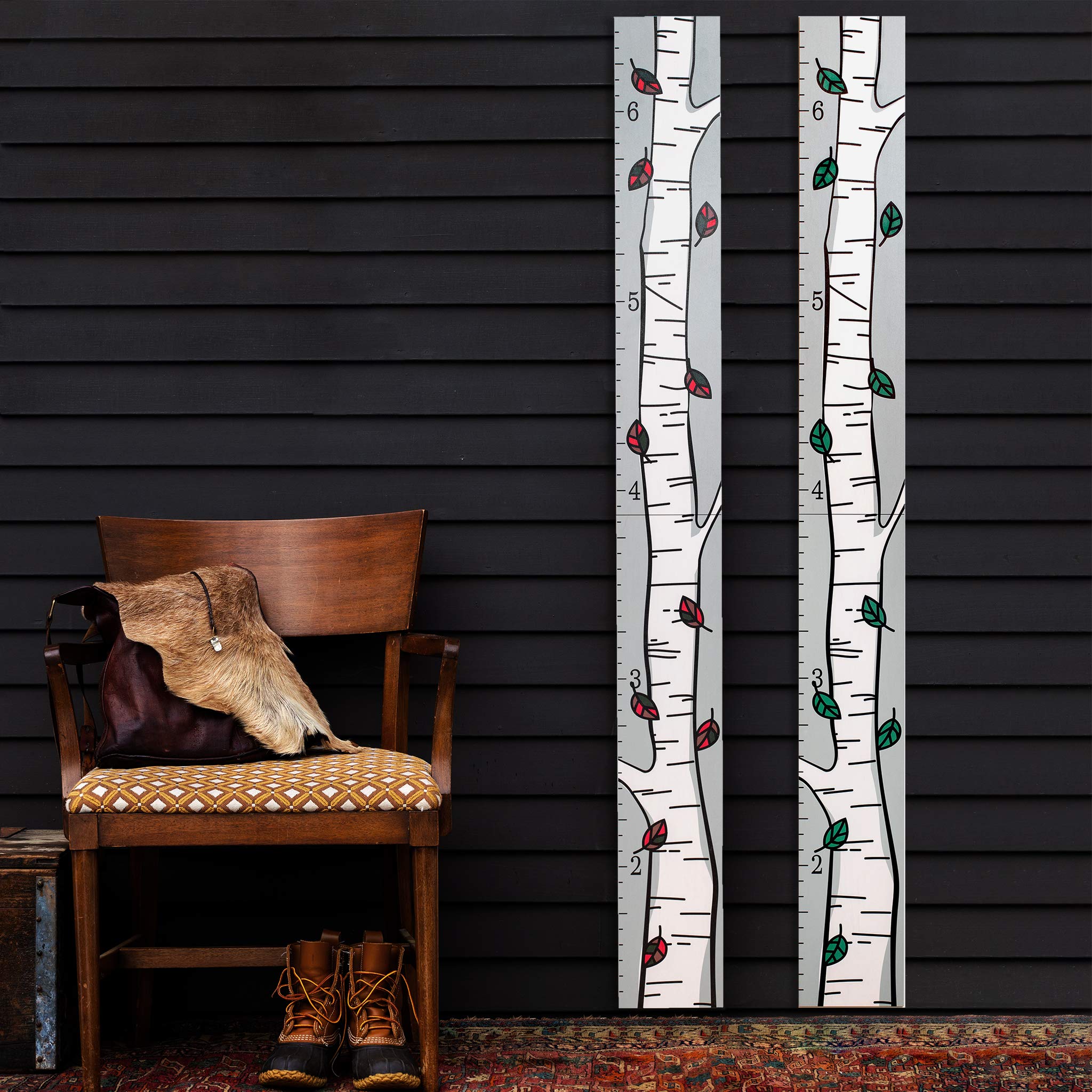 Birch Tree Growth Chart for Wall, Wooden Growth Chart for Kids Height Measurement for Wall, Child Height Wall Chart, Kids Height Wall Chart, Nursery Wall Decor, Wall Growth Tracker, Child Room Decor