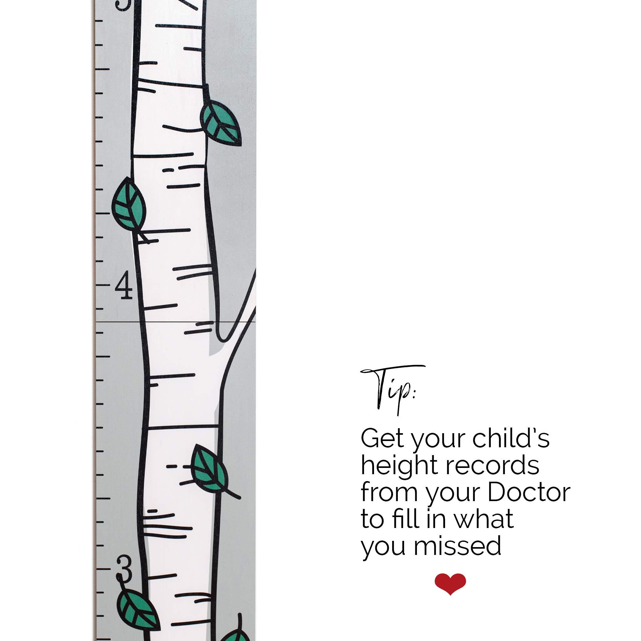 Birch Tree Growth Chart for Wall, Wooden Growth Chart for Kids Height Measurement for Wall, Child Height Wall Chart, Kids Height Wall Chart, Nursery Wall Decor, Wall Growth Tracker, Child Room Decor