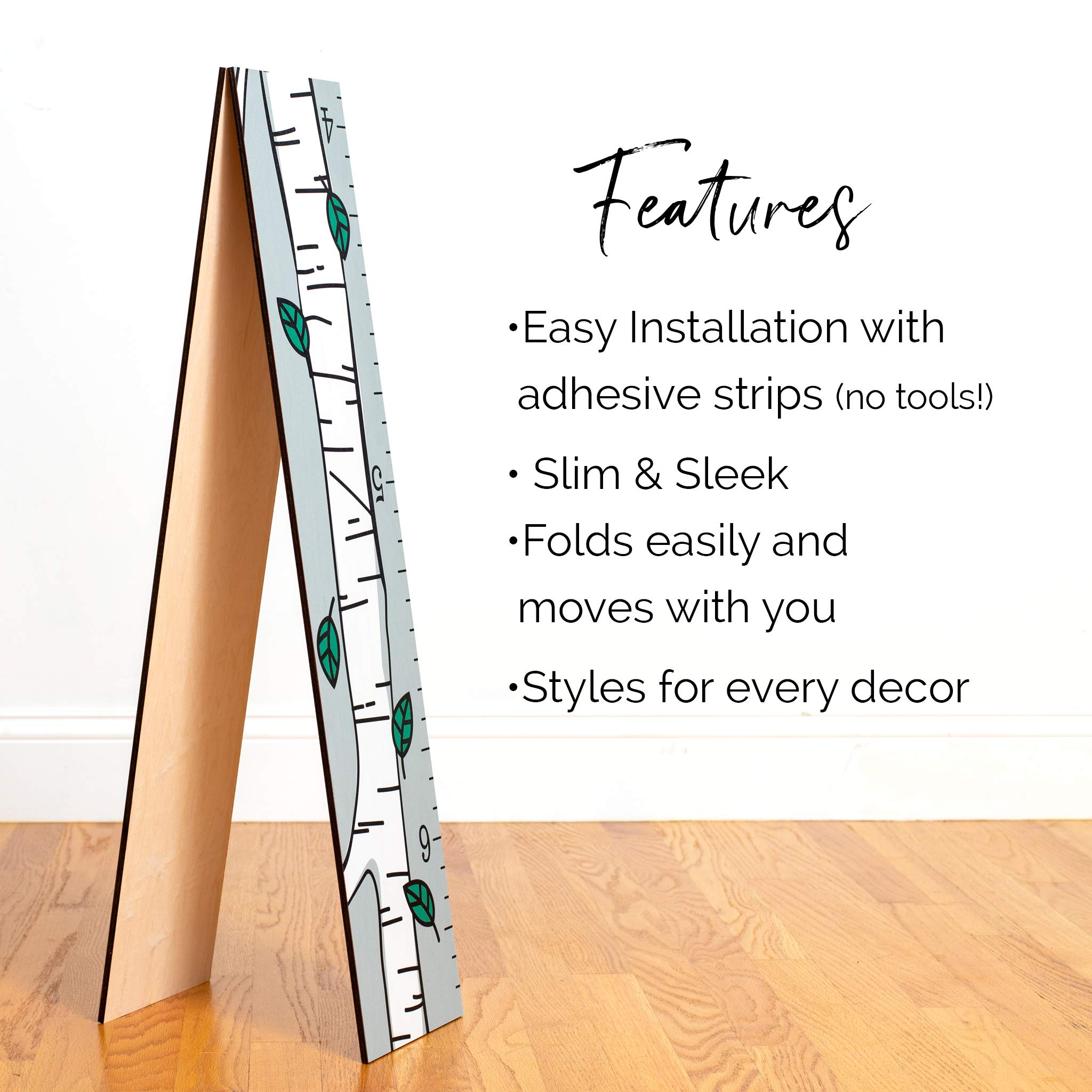 Birch Tree Growth Chart for Wall, Wooden Growth Chart for Kids Height Measurement for Wall, Child Height Wall Chart, Kids Height Wall Chart, Nursery Wall Decor, Wall Growth Tracker, Child Room Decor