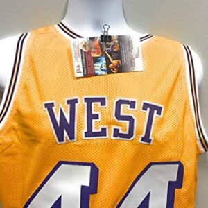 Jerry West Los Angeles Lakers Signed Autograph Rare Multi INSCRIBED Custom Jersey JSA Certified