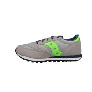 saucony kids boys jazz original sneakers shoes casual - grey - size 4 m