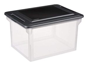 file storage box clr/blk