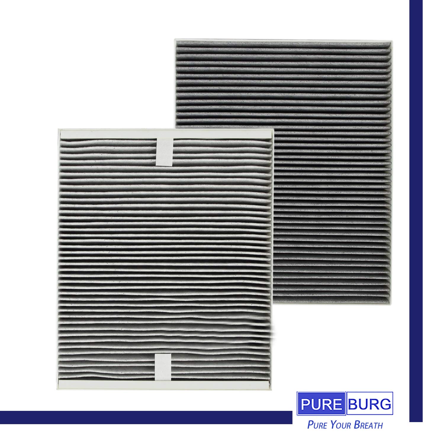 PUREBURG Replacement High-efficiency HEPA Filters Compatible with Stadler Form Roger Air Purifier, R-113, Activated carbon 2-IN-1 Air Clean Dust VOCs,2-Pack