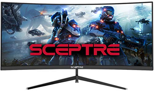 Sceptre 30-inch Curved Gaming Monitor, Metal Black & Seagate Barracuda 2TB Internal Hard Drive HDD – 3.5 Inch SATA 6Gb/s 7200 RPM 256MB Cache 3.5-Inch – Frustration Free Packaging (ST2000DM008)