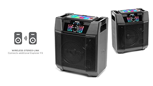 Ion Explorer FX High-Power Bluetooth Speaker with Sound Effects IPX4 Water-Resistant