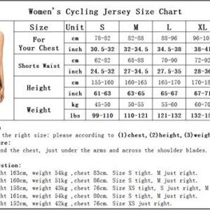 PSPORT Cycling Jersey Sets Women Summer Short Sleeve Biking Jersey Suit Ladies Bike Clothing Clothing Bike Tops Quick Dry