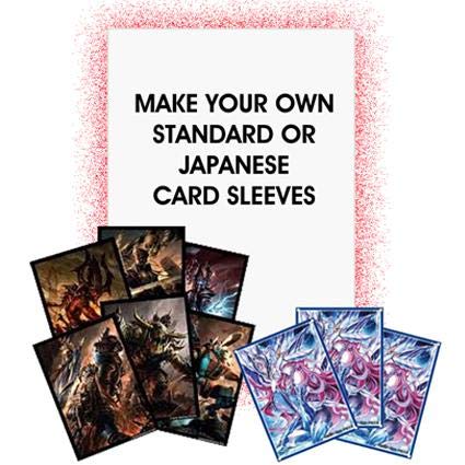 Custom Card Sleeves 60ct with Your Design for Gaming Cards Small Size, Yugioh, Vanguard