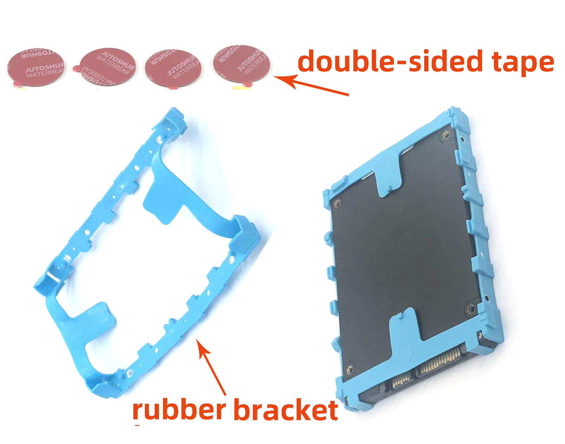 JUTOSHUR 2.5inch HDD SSD Hard Drive Connector Cable Board Compatible for HP Laptop 15-dw 15s-dy 15s-du 15s-dr 15s-gr,250G8 255G8 256G8 /250 G9 255G9 Replace LS-H323P