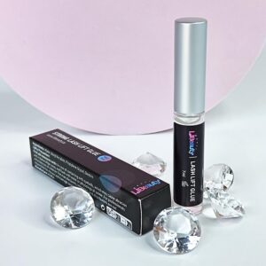 Libeauty Lash Lift Glue, Eyelash Adhesives, Eyelash Perm Glue Strong Sticky Eyelash Lifting Glue for Lash Perming or False Eyelashes Dissolves Quickly in Water