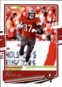 2020 donruss football #229 rob gronkowski tampa bay buccaneers official nfl trading card by panini america