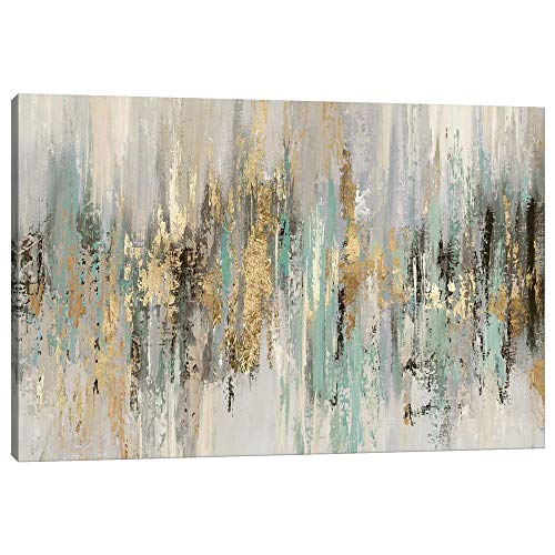 iCanvas TOR189 Dripping Gold I Canvas Print by Tom Reeves, 32" x 48" x 1.5" Depth Gallery Wrapped