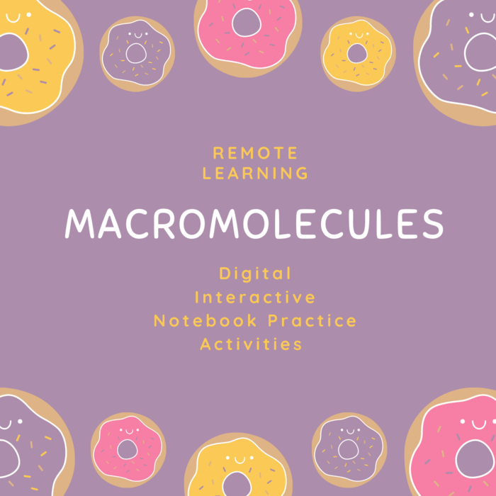 Remote Learning Biochemistry Unit: Digital Macromolecules Practice Activities