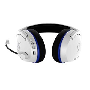 HyperX Cloud Stinger Core – Wireless Gaming Headset, for PS4, PS5, PC, Lightweight, Durable Steel Sliders, Noise-Cancelling Microphone - White (Renewed)