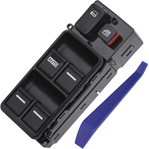 AiYiGu Master Power Window Switch Front Left Driver Side, Compatible with Honda Accord CM5 CM6 Sedan 2003 2004 2005 2006 2007, Replaces 35750-SDA-H12