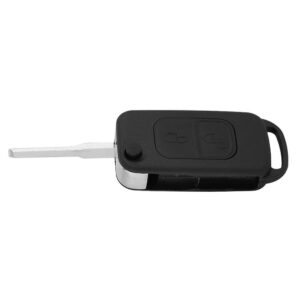 KIMISS Remote Key Shell, Flip 2 Button Remote Key Fob Case Shell Cover Fit For Mercedes Benz SLK Class E113 ACES W168