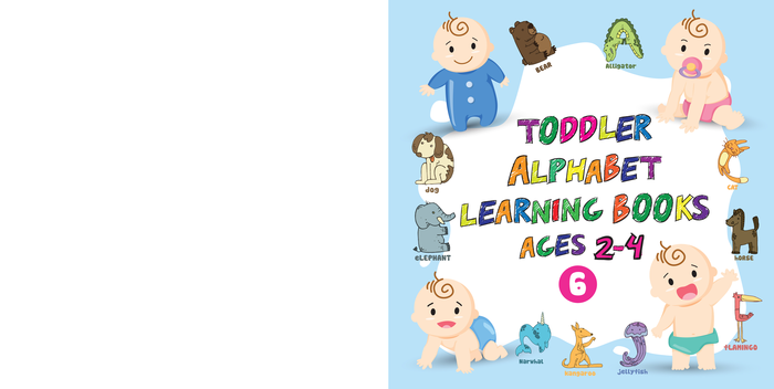 Toddler Alphabet Learning Books Ages 2-4 6