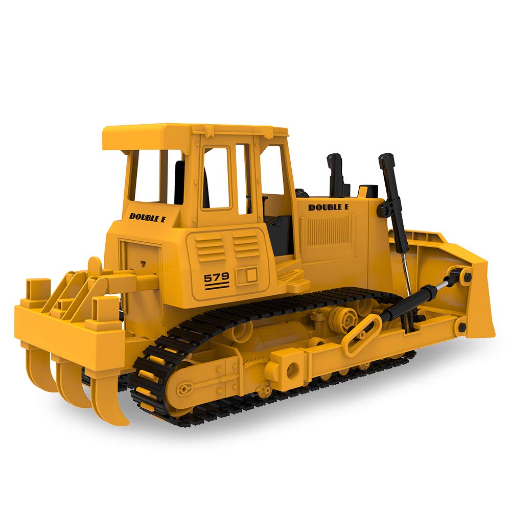 Mostop RC Bulldozer 2.4G RC Loader Tractor Crawler Bulldozer Remote Control Construction Vehicle for Kids