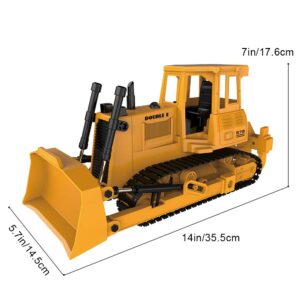 Mostop RC Bulldozer 2.4G RC Loader Tractor Crawler Bulldozer Remote Control Construction Vehicle for Kids