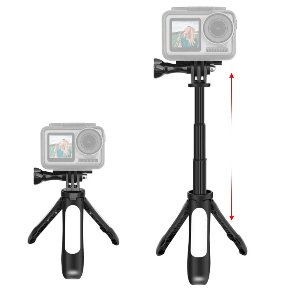 Acouto Mini Tripod for Camera,Mini Handheld Extendable Monopod Tripod Selfie Stick for OSMO Action Camera