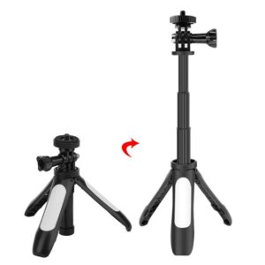 Acouto Mini Tripod for Camera,Mini Handheld Extendable Monopod Tripod Selfie Stick for OSMO Action Camera