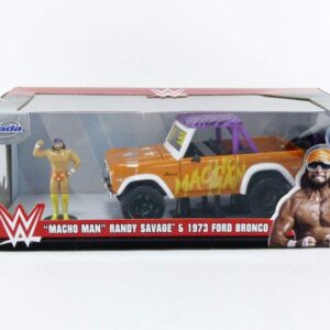 Jada 1:24 Diecast 1973 Ford Bronco with Macho Man Figure