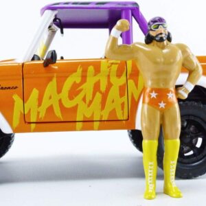 Jada 1:24 Diecast 1973 Ford Bronco with Macho Man Figure