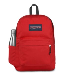 jansport - superbreak backpack - red tape, o/s.