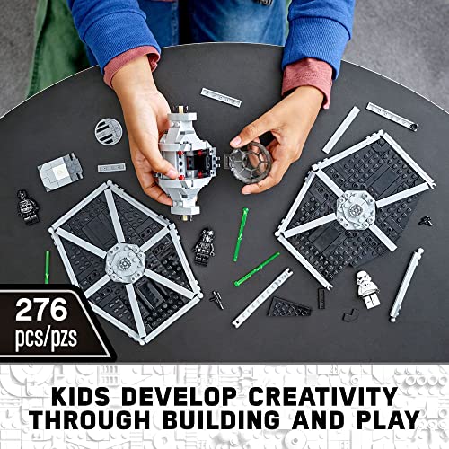 LEGO Star Wars Imperial TIE Fighter 75300 Building Toy with Stormtrooper and Pilot Minifigures from The Skywalker Saga For 8+ Years