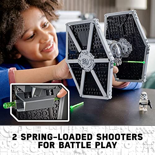 LEGO Star Wars Imperial TIE Fighter 75300 Building Toy with Stormtrooper and Pilot Minifigures from The Skywalker Saga For 8+ Years