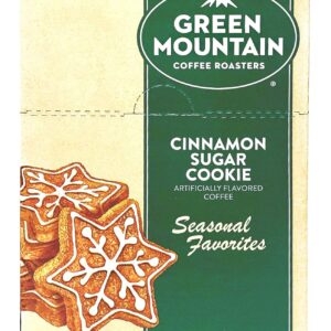 Green Mountain K Cups Seasonal Variety Pack of 2 Flavors - Cinnamon Sugar Cookie and Maple Pecan - Pack of 48 K Cups - 24 K Cups Per Flavor - For Use of Keurig Coffee Makers