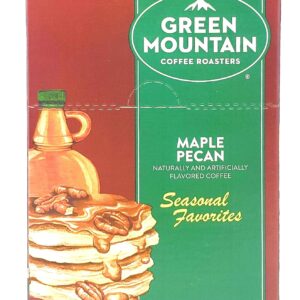 Green Mountain K Cups Seasonal Variety Pack of 2 Flavors - Cinnamon Sugar Cookie and Maple Pecan - Pack of 48 K Cups - 24 K Cups Per Flavor - For Use of Keurig Coffee Makers