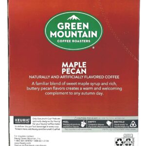 Green Mountain K Cups Seasonal Variety Pack of 2 Flavors - Cinnamon Sugar Cookie and Maple Pecan - Pack of 48 K Cups - 24 K Cups Per Flavor - For Use of Keurig Coffee Makers