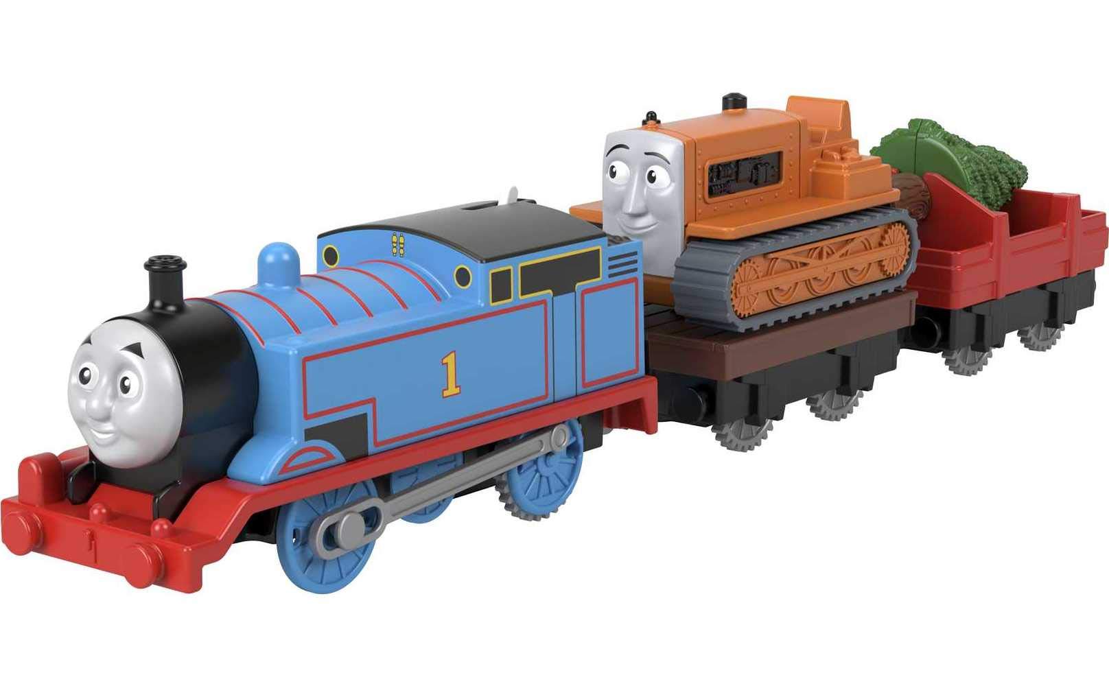 Thomas & Friends Thomas & Terence, battery-powered motorized toy train for preschool kids ages 3 years and up