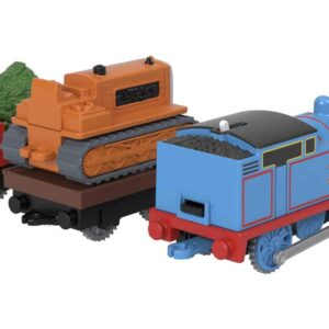 Thomas & Friends Thomas & Terence, battery-powered motorized toy train for preschool kids ages 3 years and up