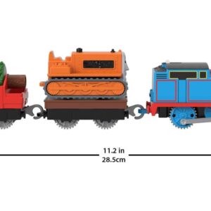 Thomas & Friends Thomas & Terence, battery-powered motorized toy train for preschool kids ages 3 years and up